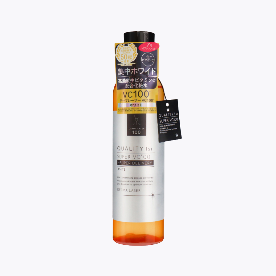 QUALITY 1st DERMA LASER VC100 WHITE 維他命C 美白護理化妝水 240ml